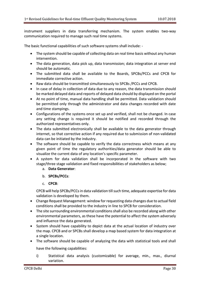 Revised Guidelines for Real-time Effluent Quality Monitoring System ...