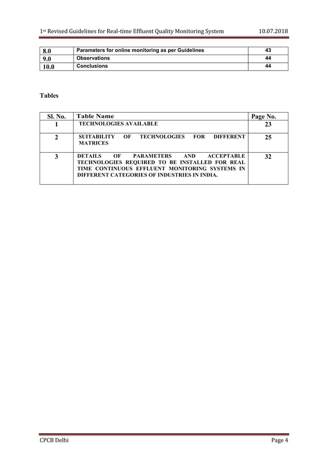 Revised Guidelines for Real-time Effluent Quality Monitoring System ...