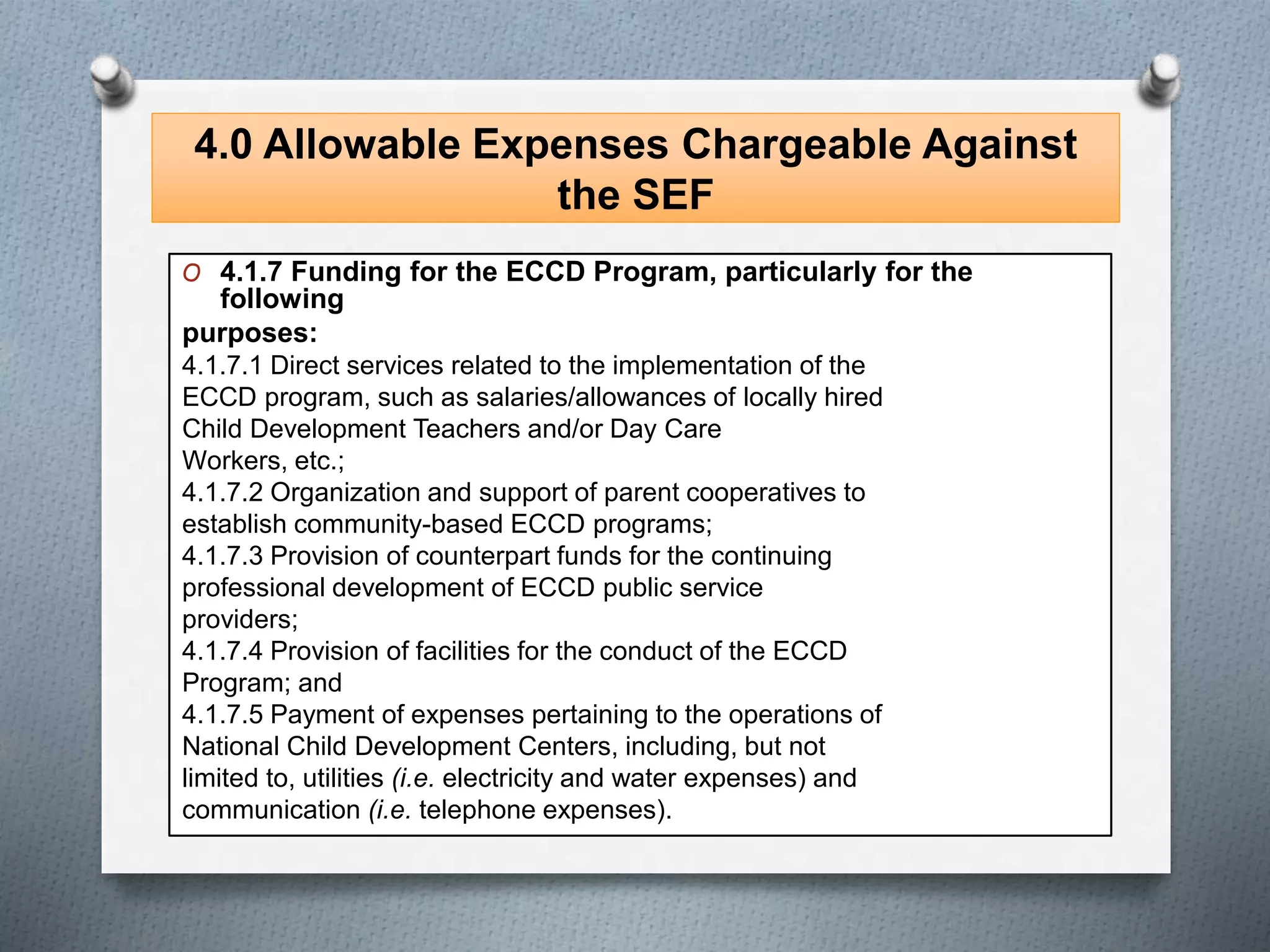Revised guidelines on the use of the Special Education Fund | PPTX