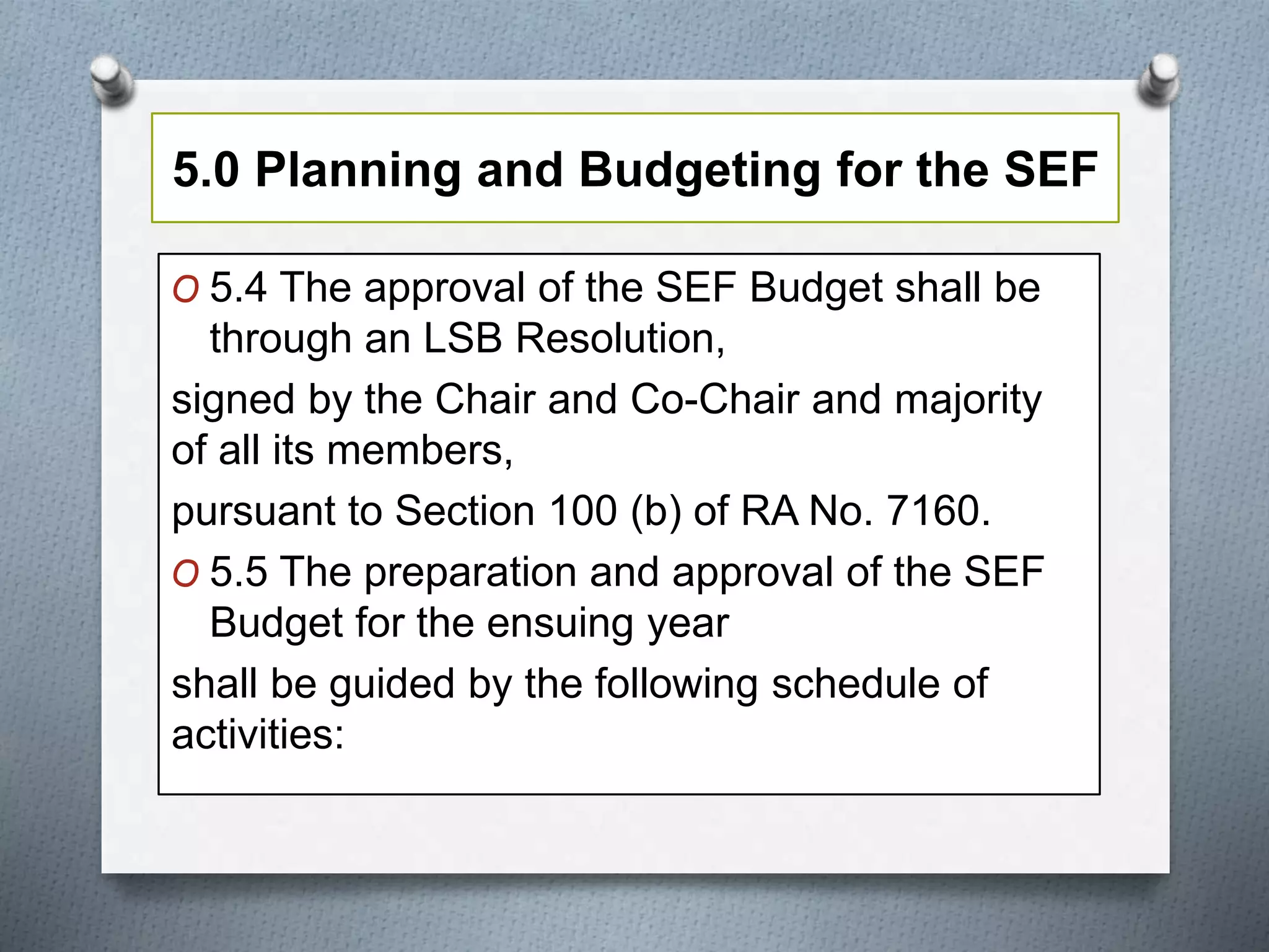 Revised guidelines on the use of the Special Education Fund | PPTX