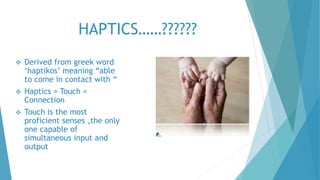 Haptic Technology | PPT