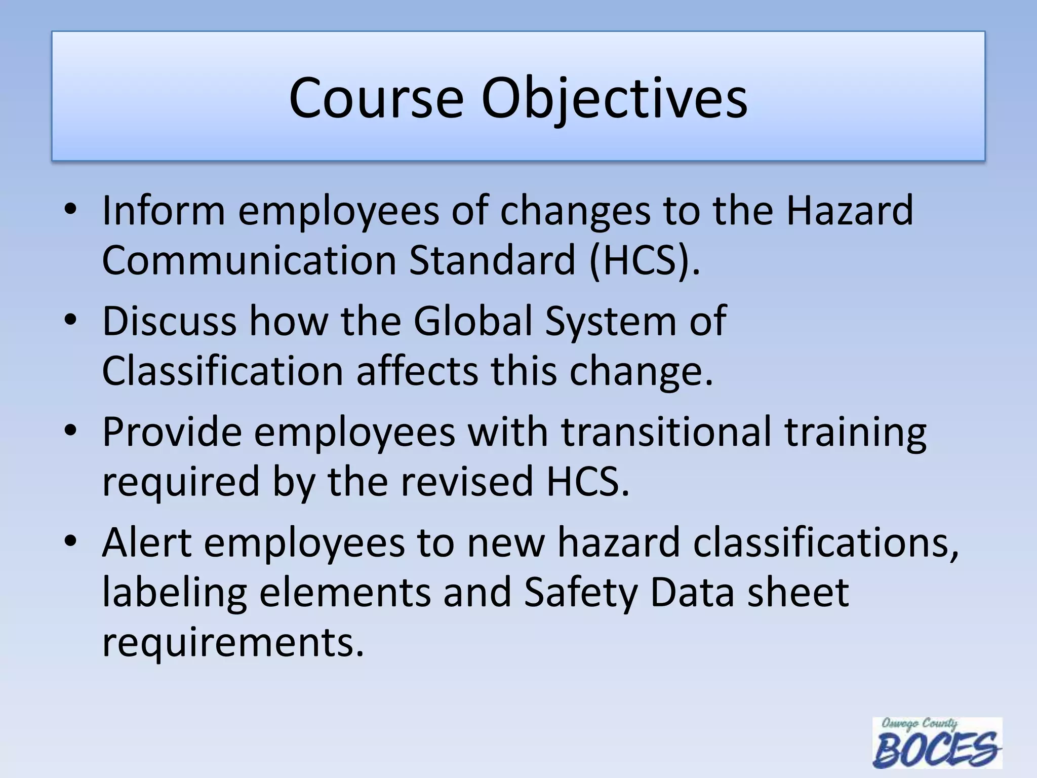 Revised hazard communication standard | PPT