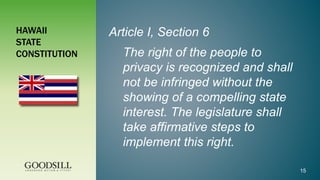 Hawaii’s HIPAA Harmonization Law | PPTX