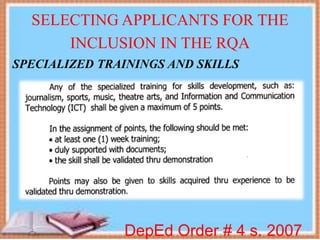 Revised hiring guidelines for teacher i positions | PPTX