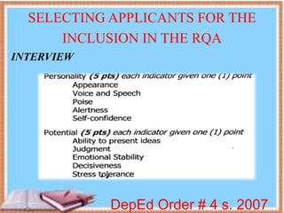 Revised hiring guidelines for teacher i positions | PPTX