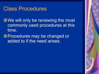 Grade 6 Classroom Guidelines | PPT
