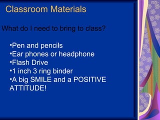Grade 6 Classroom Guidelines | PPT
