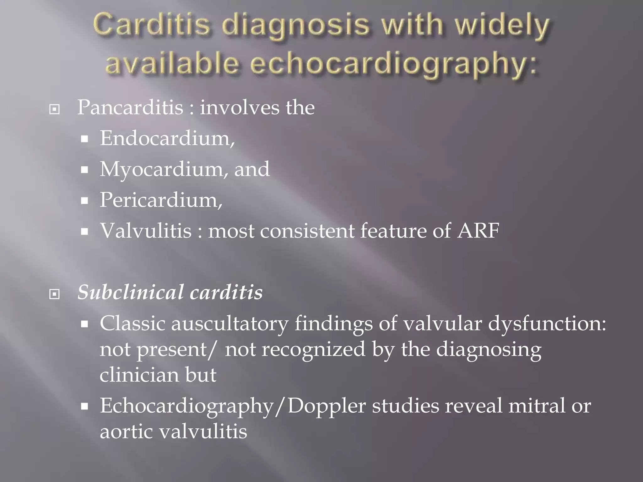 Revised jones criteria | PPTX