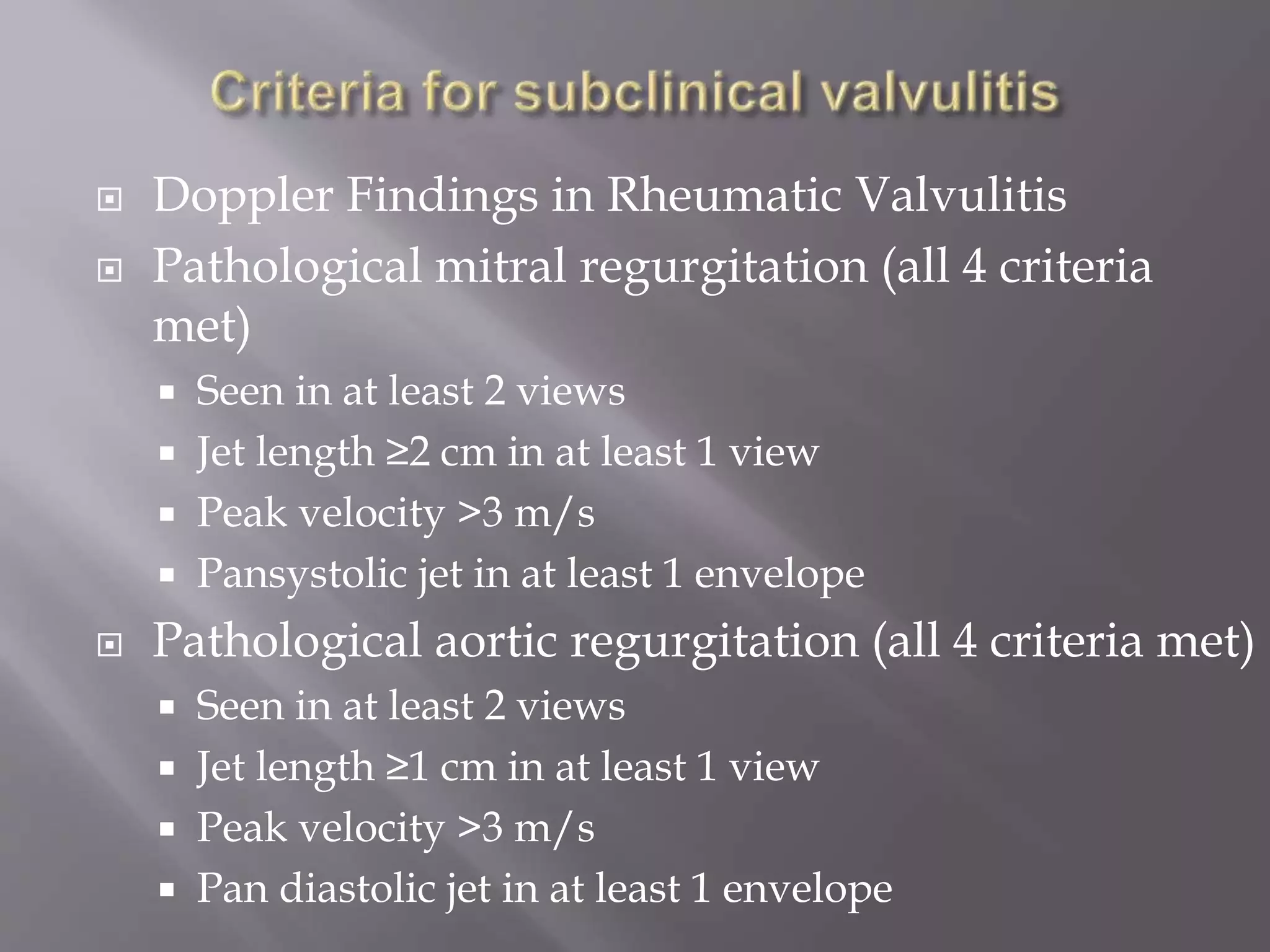 Revised jones criteria | PPTX