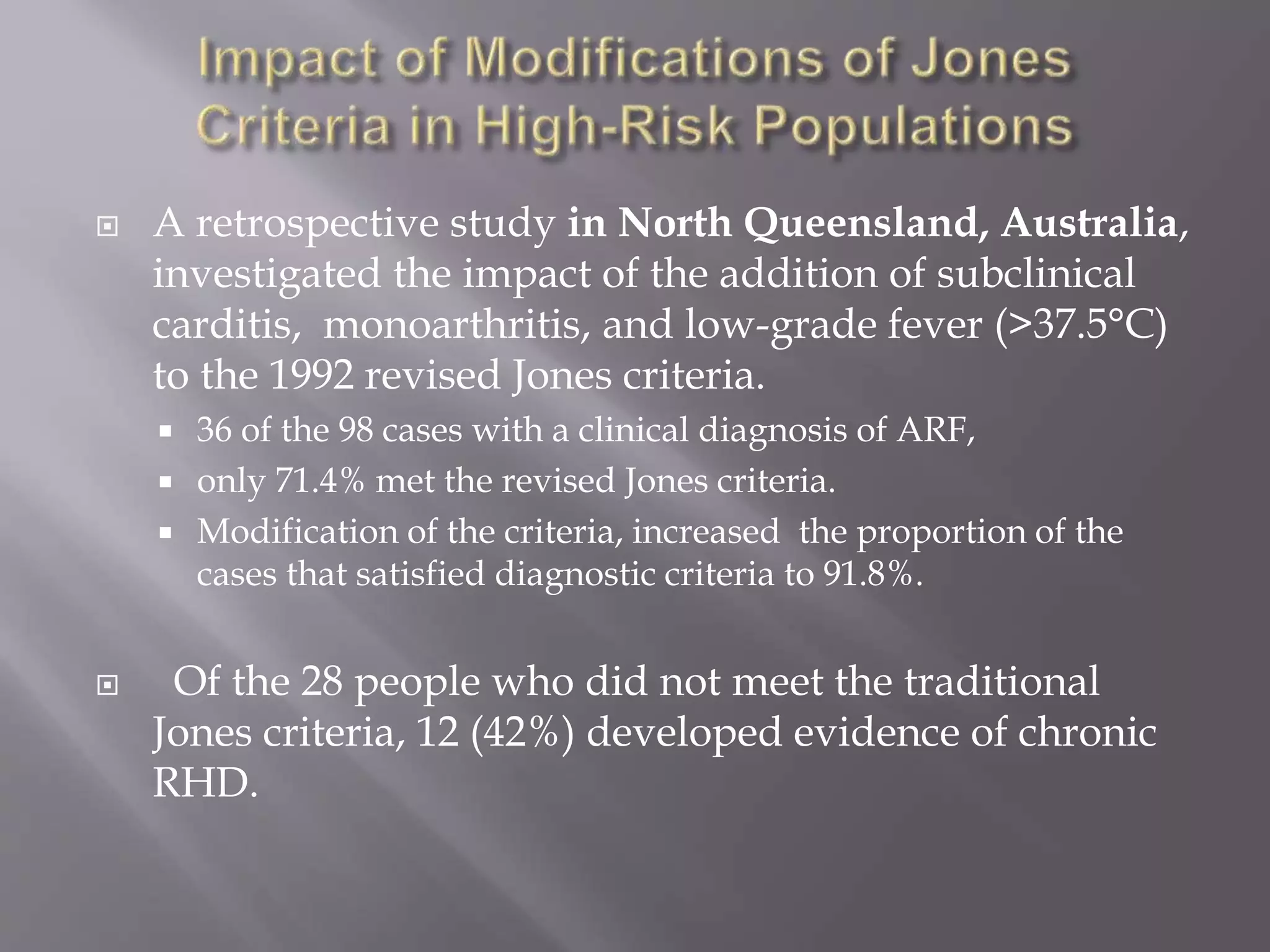 Revised jones criteria | PPTX