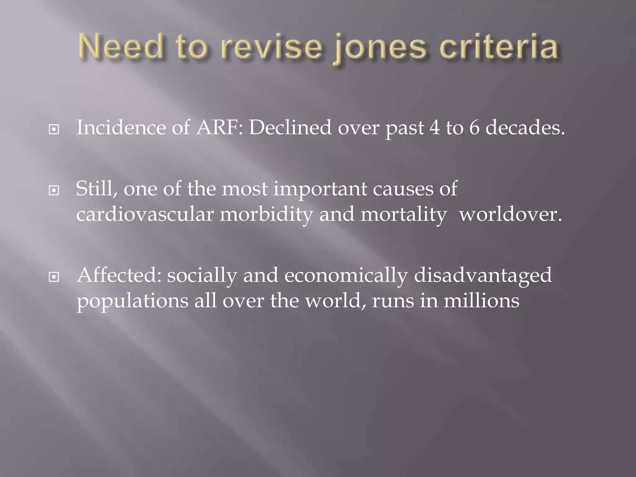 Revised jones criteria | PPTX