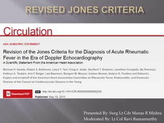 Revised jones criteria | PPTX