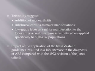 Revised jones criteria | PPTX