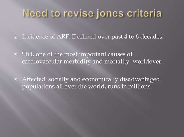 Revised jones criteria | PPTX