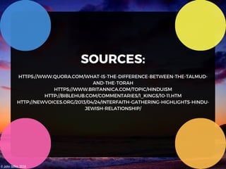 The Torah and The Vedas: A Comparative Study by John Slifko | PDF