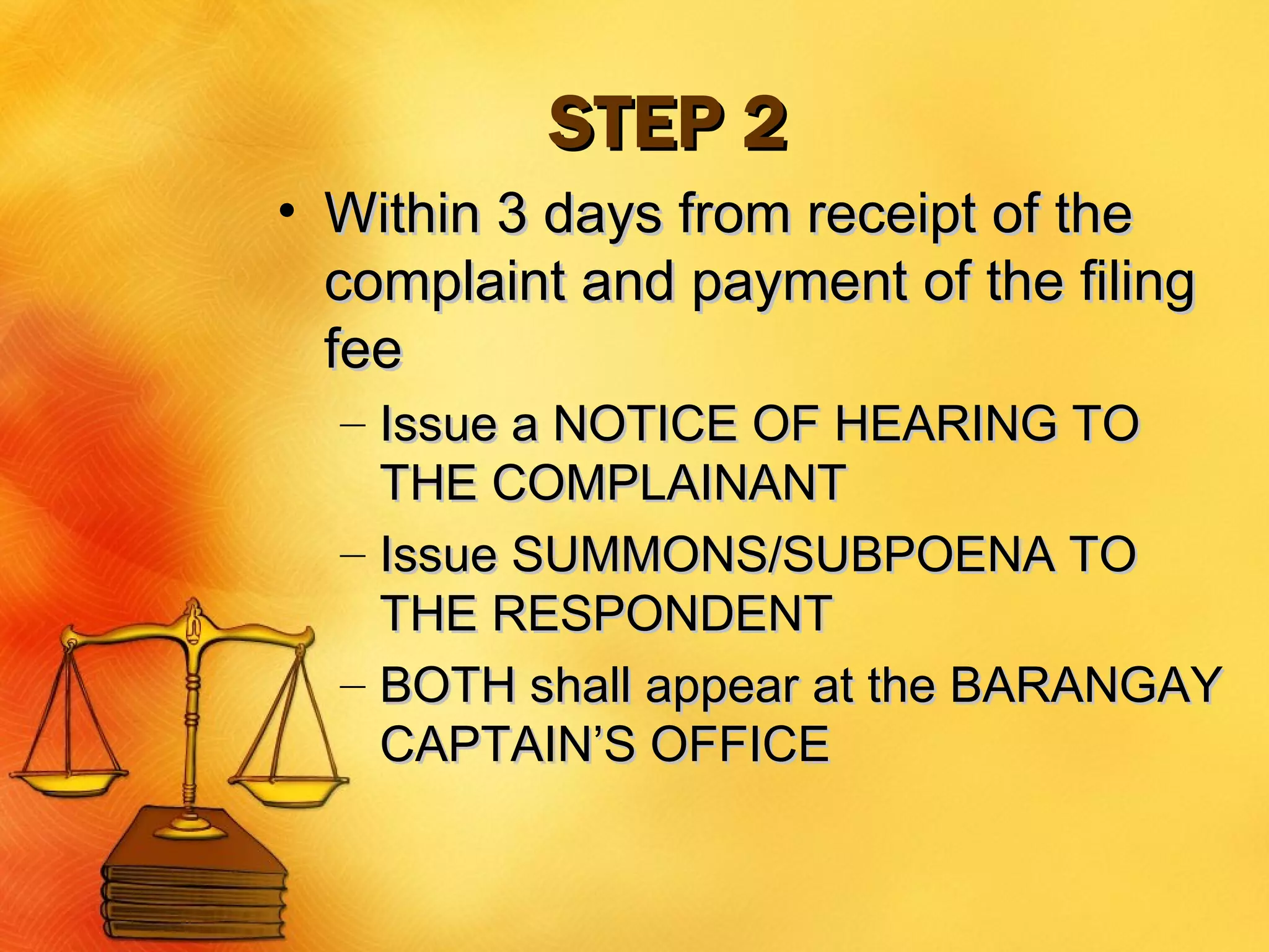 Revised katarungang pambarangay law 2 | PPT