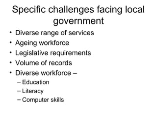 Knowledge management in local government | PPT