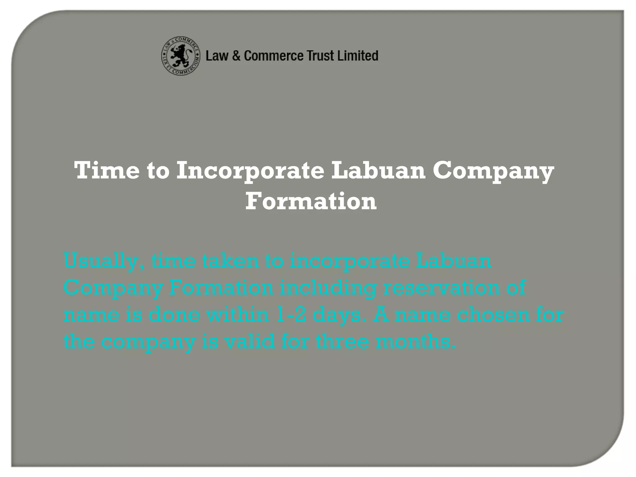 labuan company formation | PPT