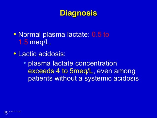 Lactic Acidosis