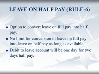 Revised Leave Rules 1980.ppt