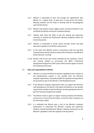 Revised IEM Log Book guidelines - Apr 2012 | PDF