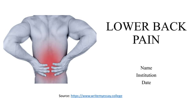 Differential Diagnosis of Lower Back Pain | PPT