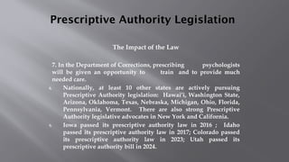 The Revolution in Healthcare Prescribing Psychologists | PPT