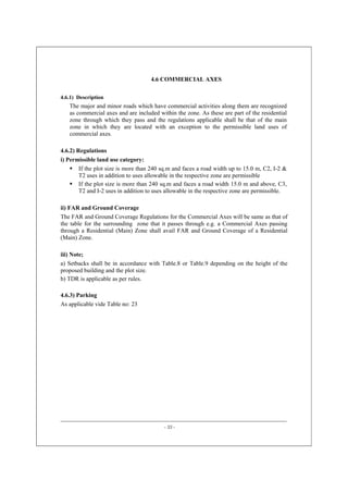 Revised Master Plan 2015 BANGALORE 2007 ( Zoning of landuse and ...