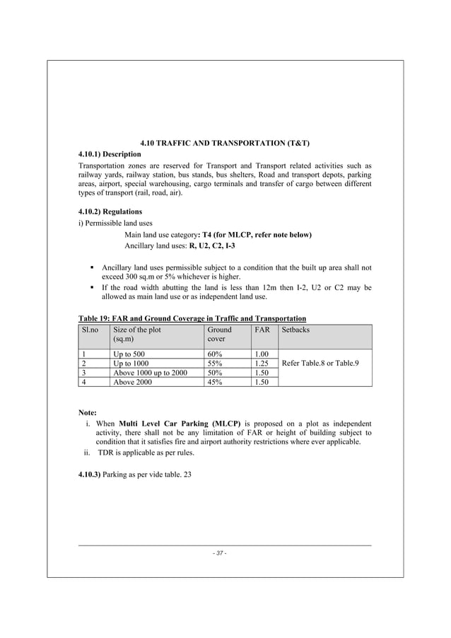 Revised Master Plan 2015 BANGALORE 2007 ( Zoning of landuse and regulations).pdf