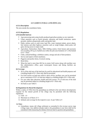 Revised Master Plan 2015 BANGALORE 2007 ( Zoning of landuse and ...