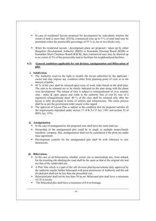 Revised Master Plan 2015 BANGALORE 2007 ( Zoning of landuse and ...