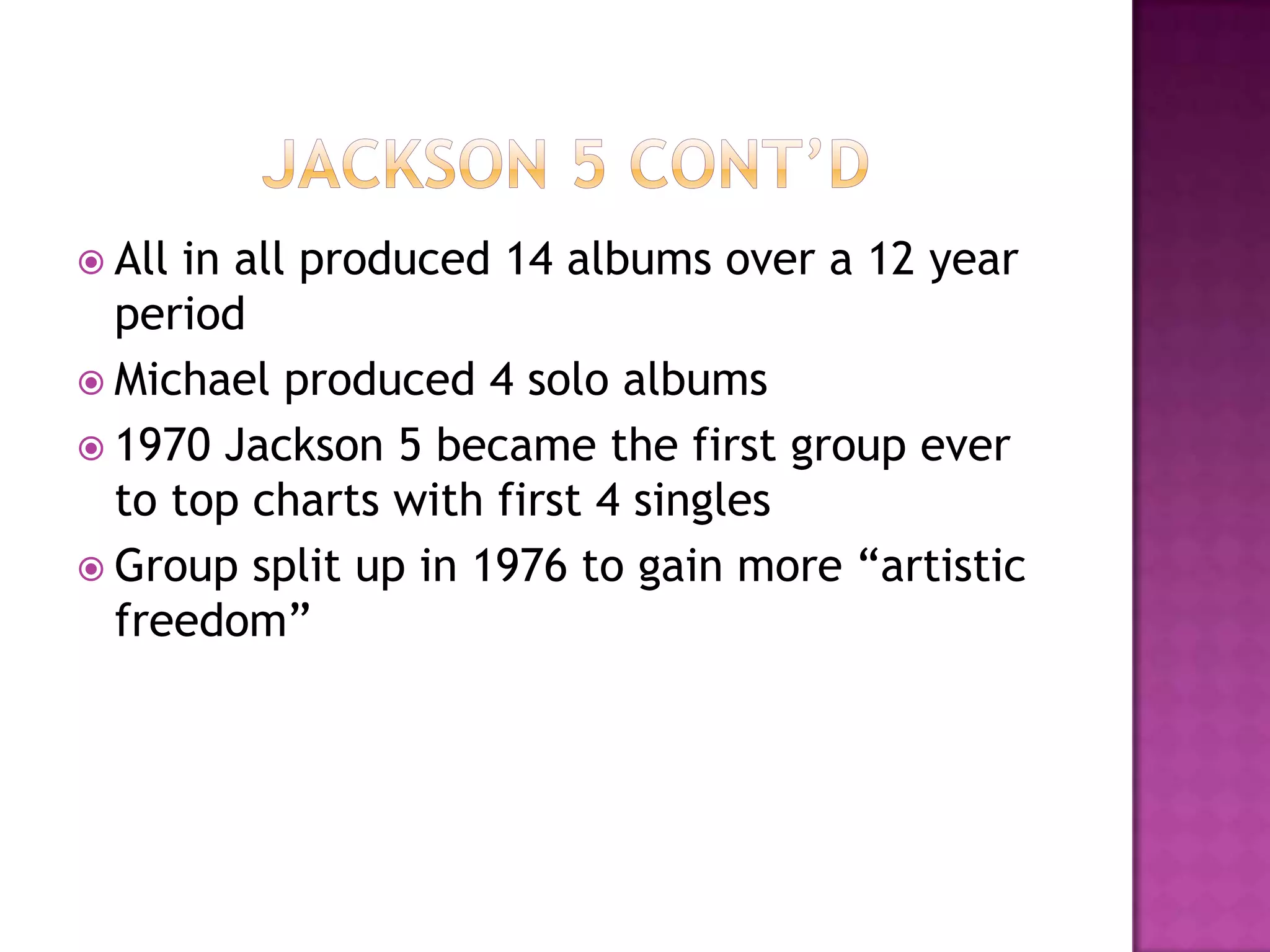 Revised michael jackson presentation | PPTX