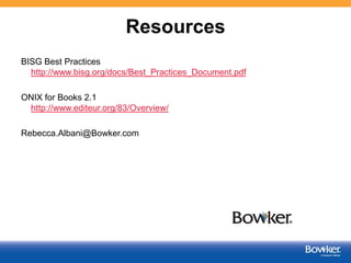 Metadata Best Practices by Data Field | PDF