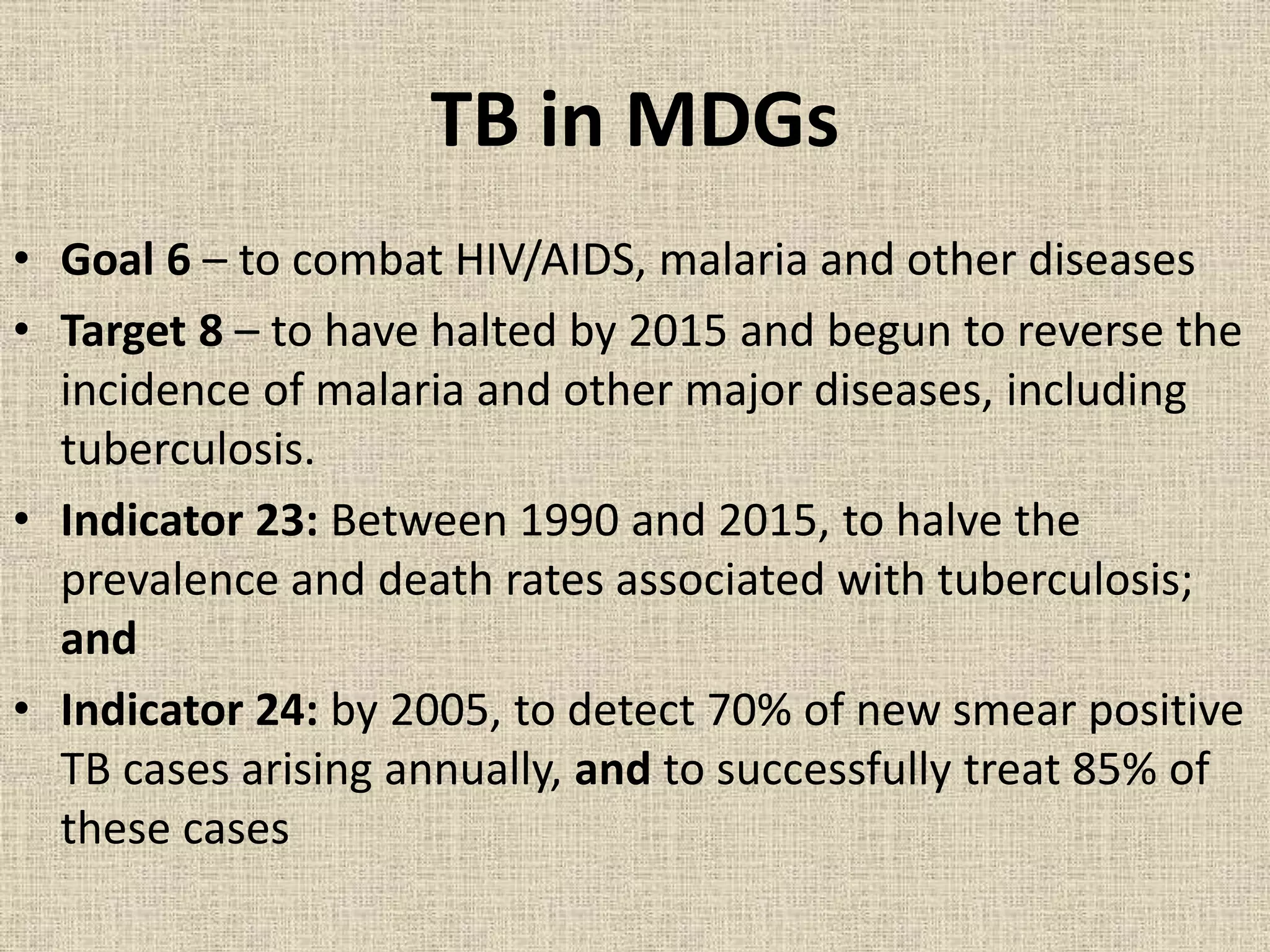 Revised national tuberculosis control programme | PPTX