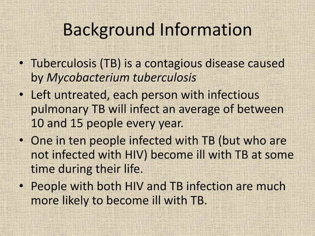Revised national tuberculosis control programme | PPTX
