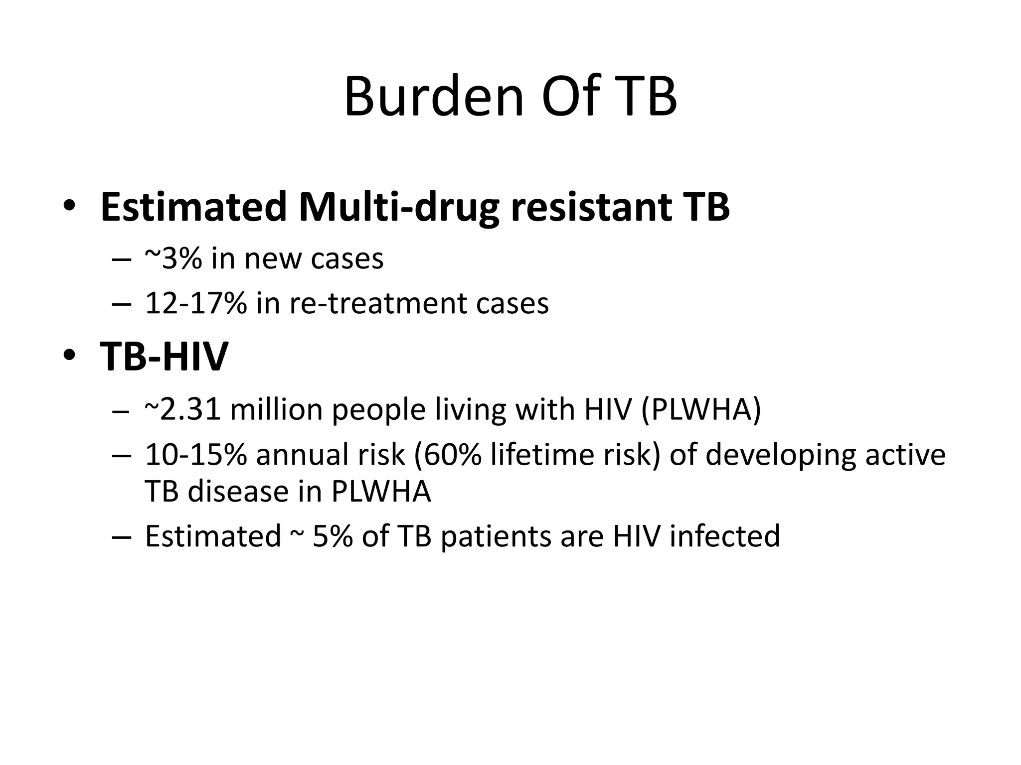 Revised national tuberculosis control programme | PPTX