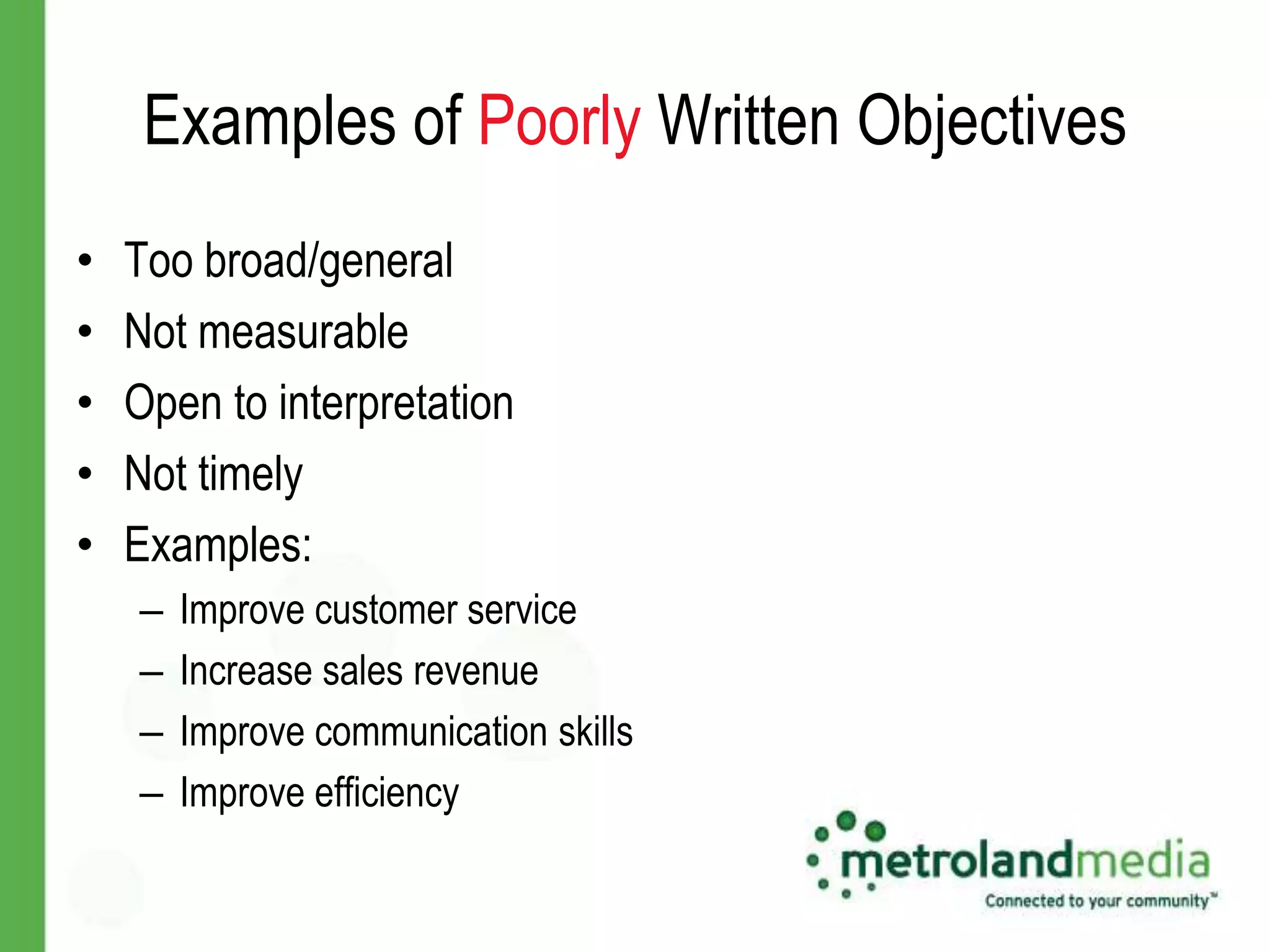 Revised Objective Setting | PPT