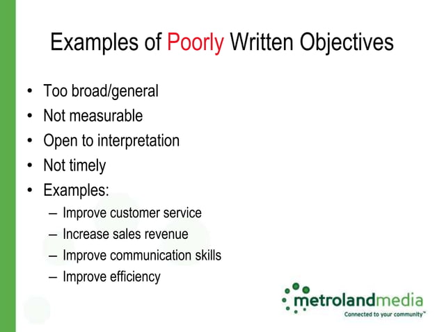 Revised Objective Setting | PPT