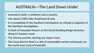 OCEANS and CONTINENTS-CLASS 6 PART -2.pptx