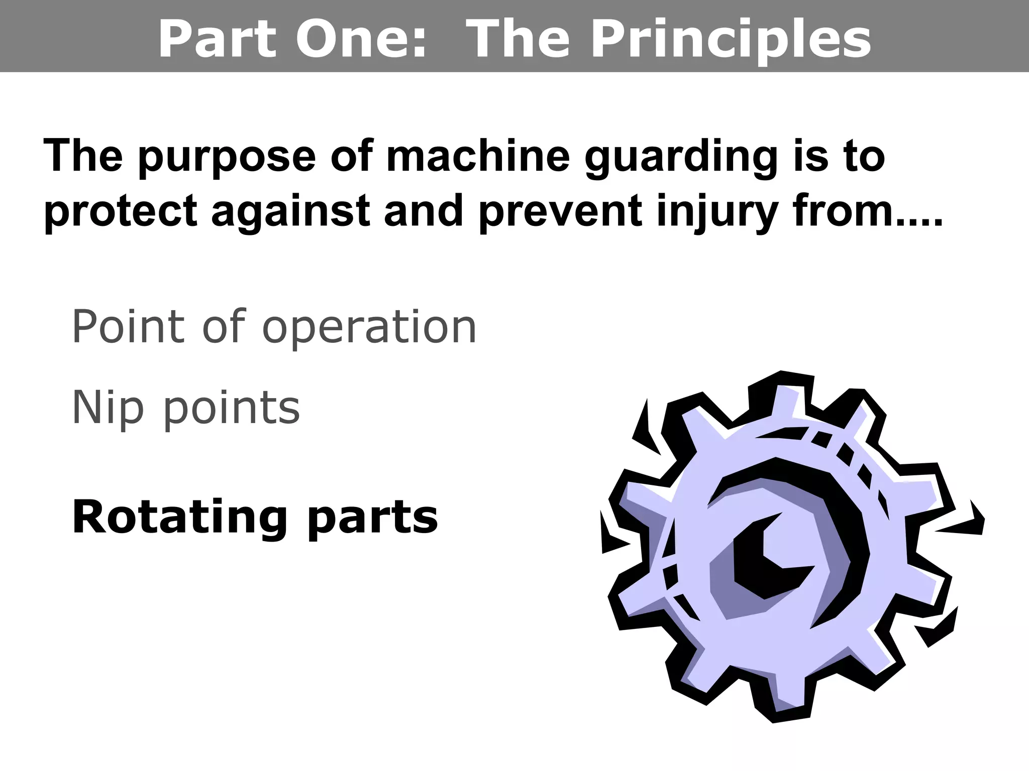 OSHA 10 Hour machine guarding presentation #4 | PPT