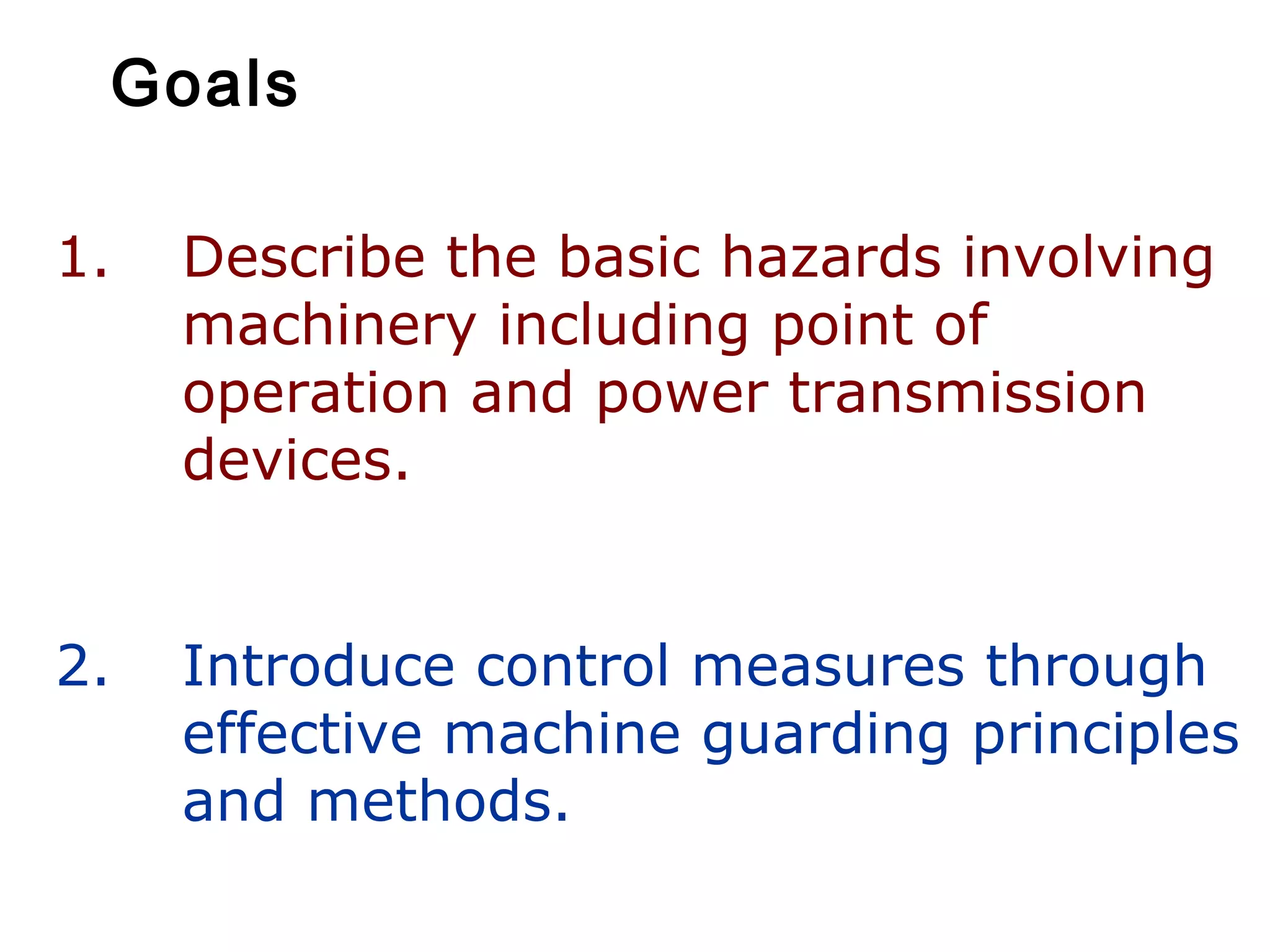 OSHA 10 Hour machine guarding presentation #4 | PPT
