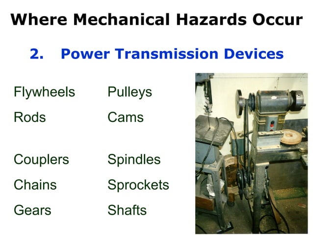 OSHA 10 Hour machine guarding presentation #4 | PPT