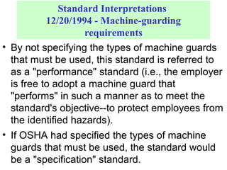 OSHA 10 Hour machine guarding presentation #4 | PPT