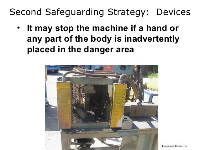 OSHA 10 Hour machine guarding presentation #4