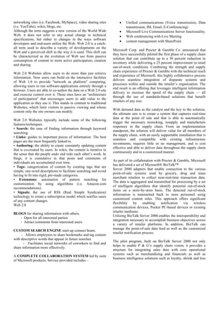 Information System Implementation of Procter and Gamble | DOC