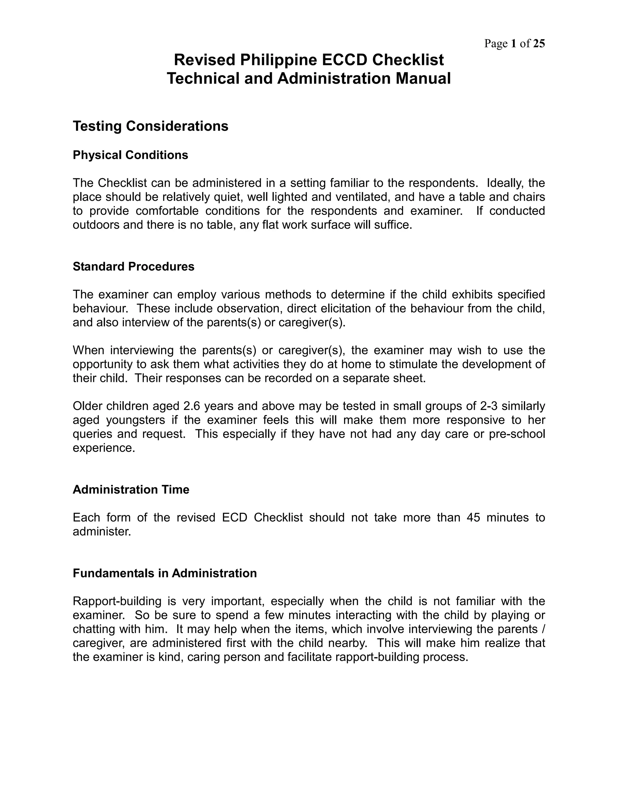 Revisedphilippine ecc dchecklist (1) | PDF