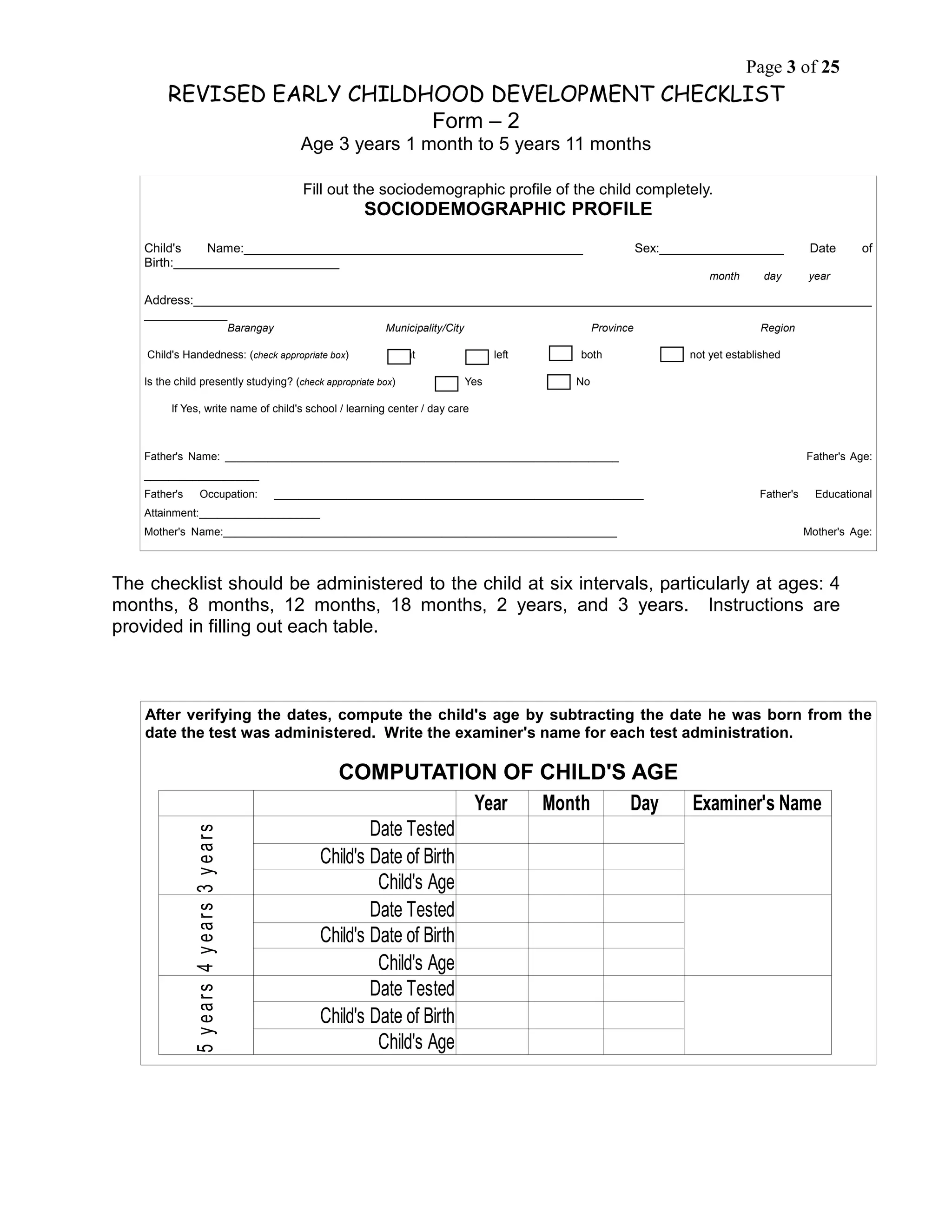 Revisedphilippine ecc dchecklist (1) | PDF
