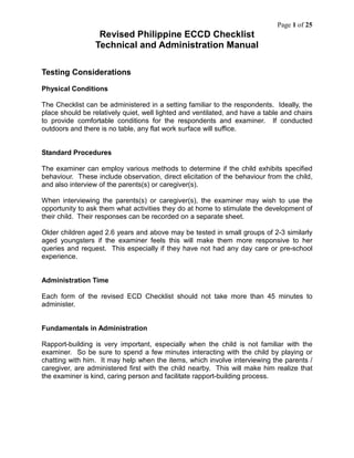 Revisedphilippine ecc dchecklist (1) | PDF