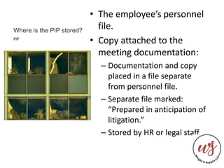 How to Administer a Performance Improvement Plan | PPT