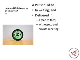 How to Administer a Performance Improvement Plan | PPT